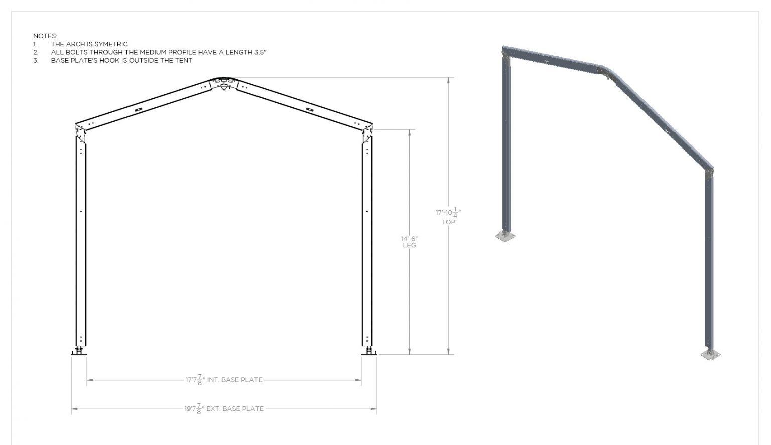 Specifications - American Structure Tent