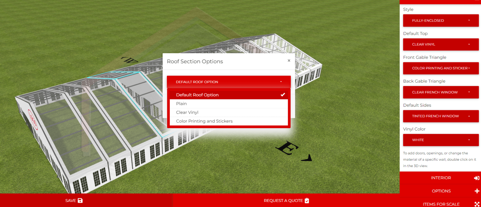 AST Structure Builder - American Structure Tent